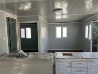 China Expandable Steel Frame Container House 50mm EPS Sandwich Panel Portable Living for sale