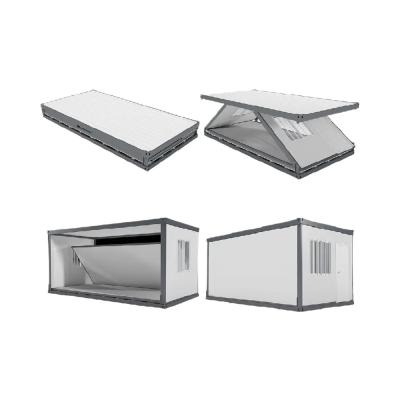 China Nieuw ontwerp Upgrade Z-vormig waterdicht opvouwbaar containerhuis Snel bouwen Shelters for sale
