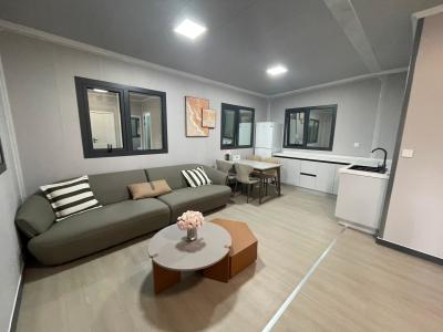 중국 확장 가능한 컨테이너 하우스 최대 크기는 3500mm * 8000mm 바람에 저항하는 기둥과 함께 판매용