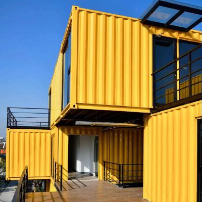 China Flat Pack Container Huis voor handige en draagbare woonruimte met geïsoleerde en brandwerende wand en dakpaneel for sale
