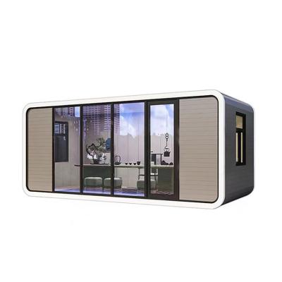 China 20FT Prefabricated Luxury Capsule Apple Pod Modular Stylish House for sale