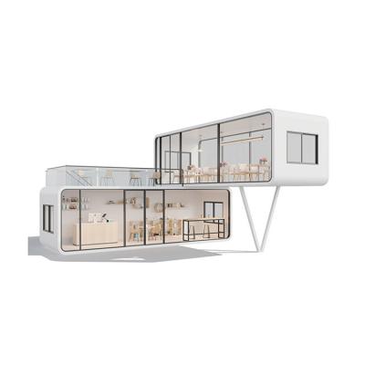 China 20FT Prefabricated Luxury Capsule Apple Pod Modular Stylish House for sale