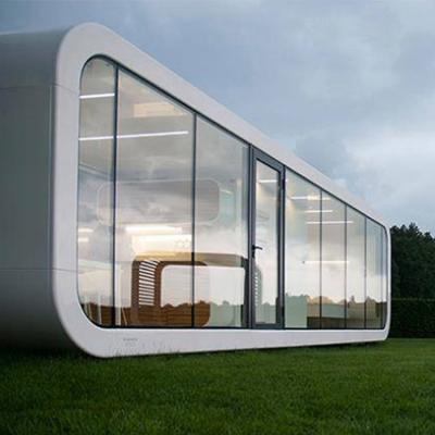 China 20FT Prefabricated Luxury Capsule Apple Pod Modular Stylish House for sale