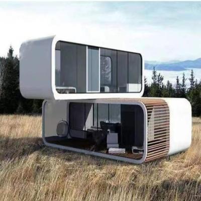 China Habitación de Apple Cabin Desmontable Habitación moderna al aire libre Popular Casa pequeña prefabricada Estudio móvil en venta