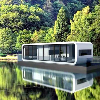 China Outdoor 40ft Beach Prefabricated Homestay Apple Capsule Cabin House for sale