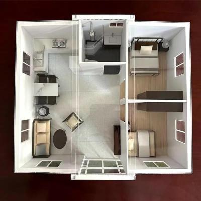 China Expandable Container House Expandable Container Accommodation with Steel Frame and EPS Sandwich Panel for sale