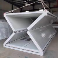 China Foldable Container House 20ft 40ft Portable Modular Flat Pack for Camps Homes Shops for sale