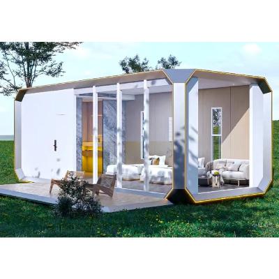 China Gegalvaniseerd staal frame en metaal gesneden paneel geïntegreerd in de structuur van Apple Cabin House for sale