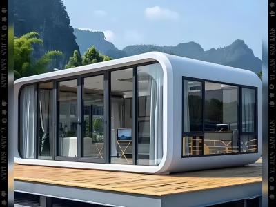 China Modern Modular 20ft Pod Movable House Smart Apple Cabin Sleeping Container House for sale