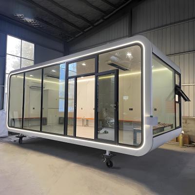 China Modern Modular 20ft Pod Movable House Smart Apple Cabin Sleeping Container House for sale