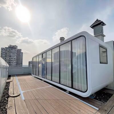 China Modern Modular 20ft Pod Movable House Smart Apple Cabin Sleeping Container House for sale