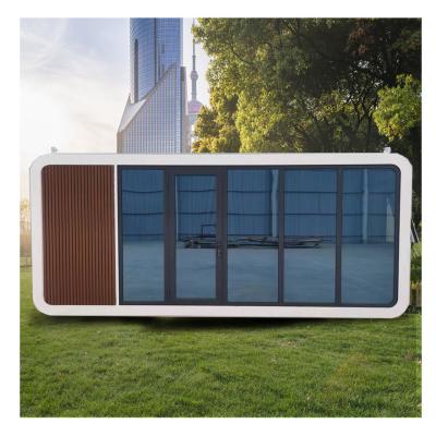 China Contemporary 20ft 40ft Prefab Cabin House Apple Mobile Working Pod for Office for sale