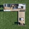 China Flat Pack Container House 20ft 40ft Steel Structure Customizable 5800x2438x2620mm for sale