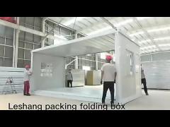 Pre Assemble Easy Set Up Foldable Modular Home For Earthquake Sheds