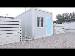 Afneembare containerhuis met steenwol sandwichpaneel deur en aluminium deur