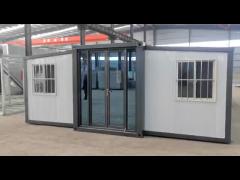 Χονδρικό εξατομικευμένο μέγεθος χρώμα 20ft 40ft αναδιπλούμενο προετοιμασμένο μοντελοποιημένο επεκτάσιμο σπίτι εμπορευματοκιβωτίου φορητό σπίτι εμπορευματοκιβωτίου