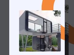 Moderne nieuwste Apple Home 20ft 40ft aangepaste hut gemakkelijk te wonen
