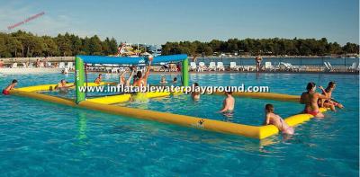 China Outdoor Large Inflatable Water Games , Floating Inflatable Volleyball Court for sale