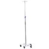 China Adjustable Height Hospital Infusion Stand Easy to Move and Power Type Without Power in Blue for sale