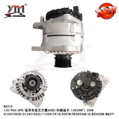 Китай 0124315030/0124315042/11204139/AL5057N/RE509648/ALB5042GB/MG471 12V 90A 6PK ALTERNATOR для Elman Джон Дир продается