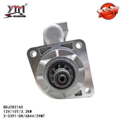 중국 새로운 12V 10T 3.3KW 커민스 ISB 엔진용 스타터 모터, 18개월 보증 및 ISO 인증 판매용