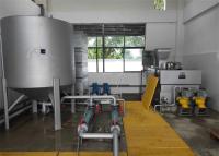 China Nickel Plated Screw Press Manure Separator 3-680 kg/h Solid Liquid Filter for Wastewater for sale