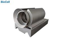 China Nickel Plated Rotary Drum Filter Wastewater Treatment SS316 Solid Liquid Separator 10-200µm for sale
