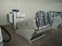 China Volute Sludge Dewatering Machine 3-680 kg/h Self-Cleaning Screw Press for sale