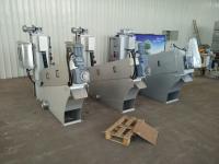China Multi Plate Screw Filter Press Machine 1.2KW for Sludge Dewatering 24h Continuous for sale