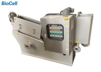 Cina macchina d'asciugamento della filtropressa del fango della macchina 0.6m3/H del torchio a vite 12kg/H in vendita