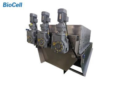 Cina Filtropresse della macchina della filtropressa della vite di 8.2KW 480kg/H per il trattamento del fango in vendita