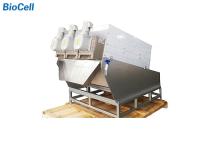China SS304 Volute Screw Press Sludge Dewatering Machine 120kgH Portable for sale