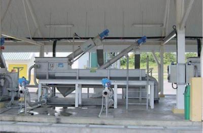 Cina Macchina di disidratazione dei fanghi del torchio a vite dell'attrezzatura del separatore del concime dell'azienda avicola 2.25KW in vendita