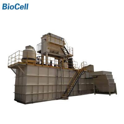 Cina trattamento delle acque reflue stabile di elaborazione di pollame dell'impianto di trattamento delle acque reflue 2.4m di 1.5kw MBBR in vendita