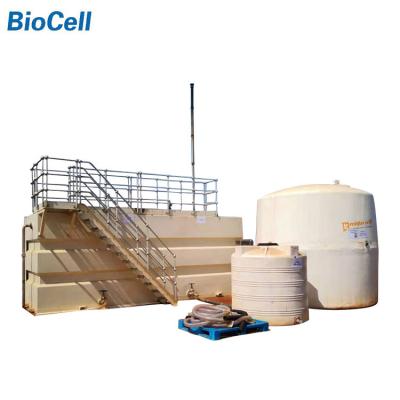 Cina trattamento delle acque reflue stabile di elaborazione di pollame dell'impianto di trattamento delle acque reflue 2.4m di 1.5kw MBBR in vendita