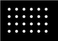 Quality Custom Blacked Pinhole Arrays for sale