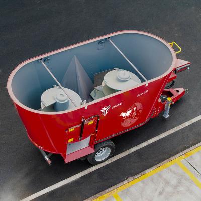 China 26m³ TMR Mixer Wagon With NM400 Steel Augers High Output Workflow Optimization for sale