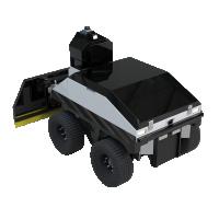China UHAND Robotic Feed Pusher Laser-Vision Navigation for sale