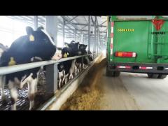 16m³ electric truck mounted feeder wagon with 10000kg max load capacity