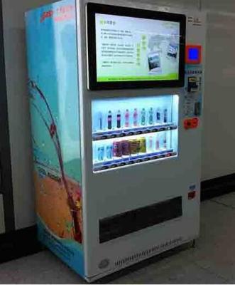Cina Distributore automatico automatico dei prodotti hotel/dell'aeroporto con il touch screen a 55 pollici, software di controllo del CMS in vendita