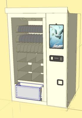 Cina Distributori automatici congelato -10 - grado -23 per il gelato di vendita, il software interattivo & di controllo congelato dell'alimento, del sistema dell'ascensore, in vendita