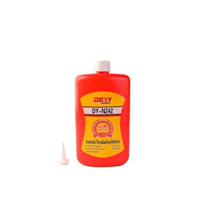 China 12 Month Shelf Life Methacrylate Medium Strength Angle Valve Anaerobic Adhesive Threadlocker Blue for sale