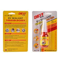 China Liquid Glue For High Temperature Red Small Bottle Pipe Sealant Thread Locking Adhesive for sale