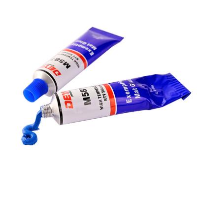 China Fabricante de juntas de silicone RTV resistente a óleo de alta temperatura em cor azul com certificado SGS à venda