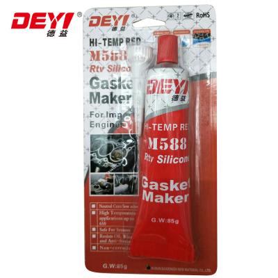 China RTV High Temperature Silicone Gasket For Red Gasket Maker Flange Sealant for sale