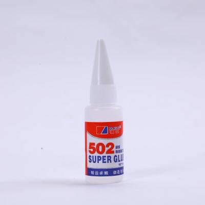 China Instant Adhesion Solutions Clear 502 Super Glue ISO SGS ROHS MSDS gecertificeerde lijm Te koop