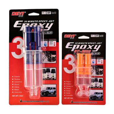 Китай Высокотемпературный прозрачный эпоксидный клей AB со сроком годности 12 месяцев для сильного скрепления продается