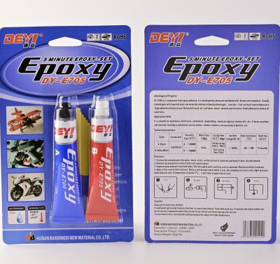 Китай DEYI-E705 3 часа время отверждения 5 кг высокотемпературный структурный эпоксидный клей AB продается