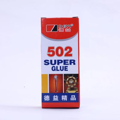 China Instant Clear 502 Super Glue | ISO/ROHS/MSDS Certified Industrial Adhesive for Secure Fast Bonding Manufacturer for sale
