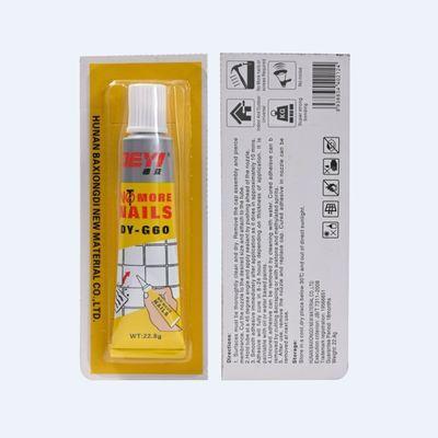 China Porcelain White Liquid Nail Adhesive Strong Bonding Construction Sealant For Tile Installation for sale